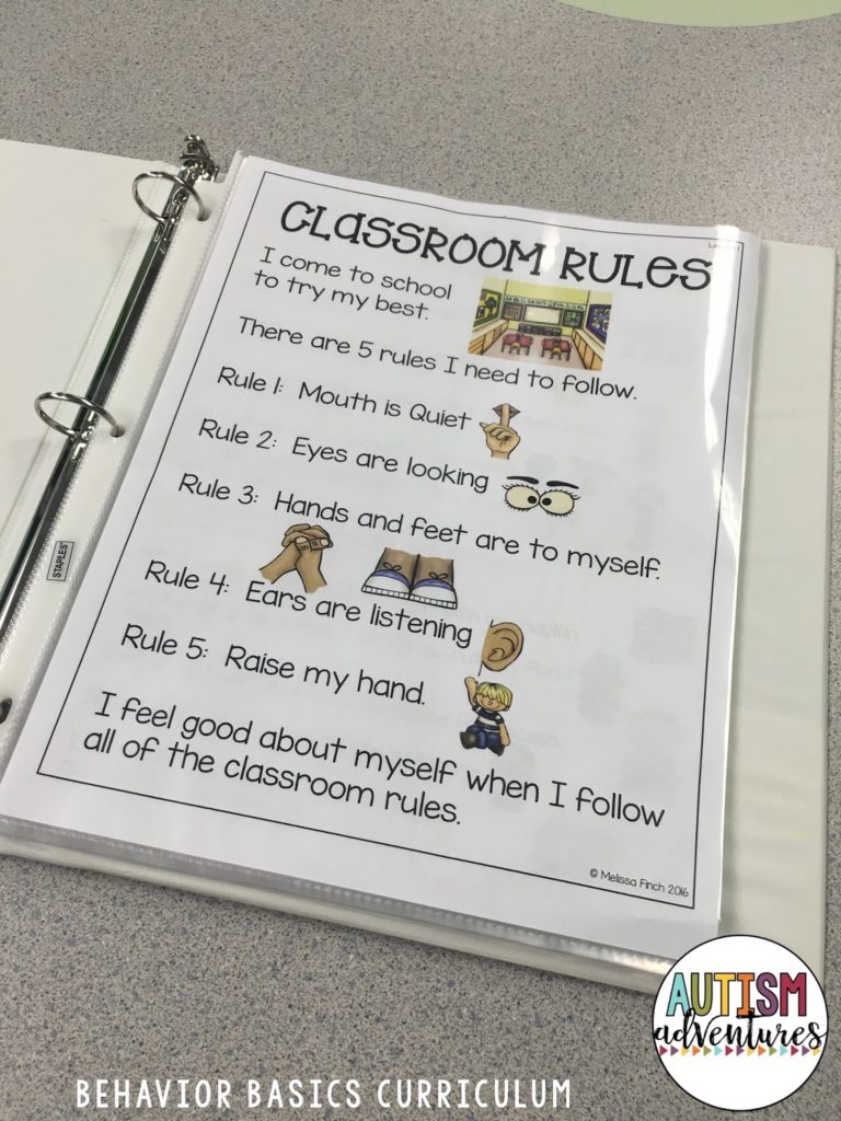 Teaching Classroom Rules Autism Adventures Teaching Classroom Rules Autism Adventures