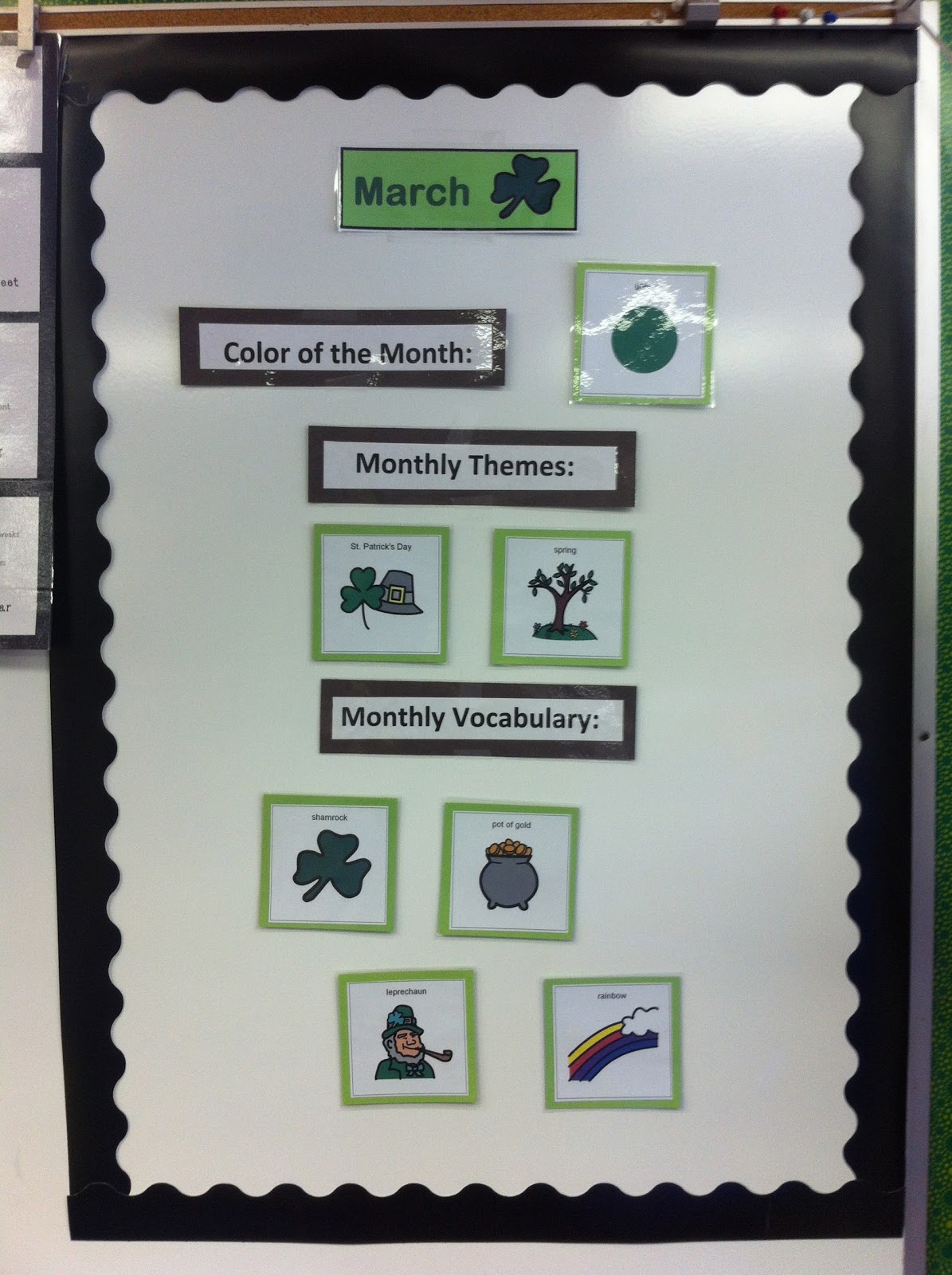 March Vocabulary » Autism Adventures