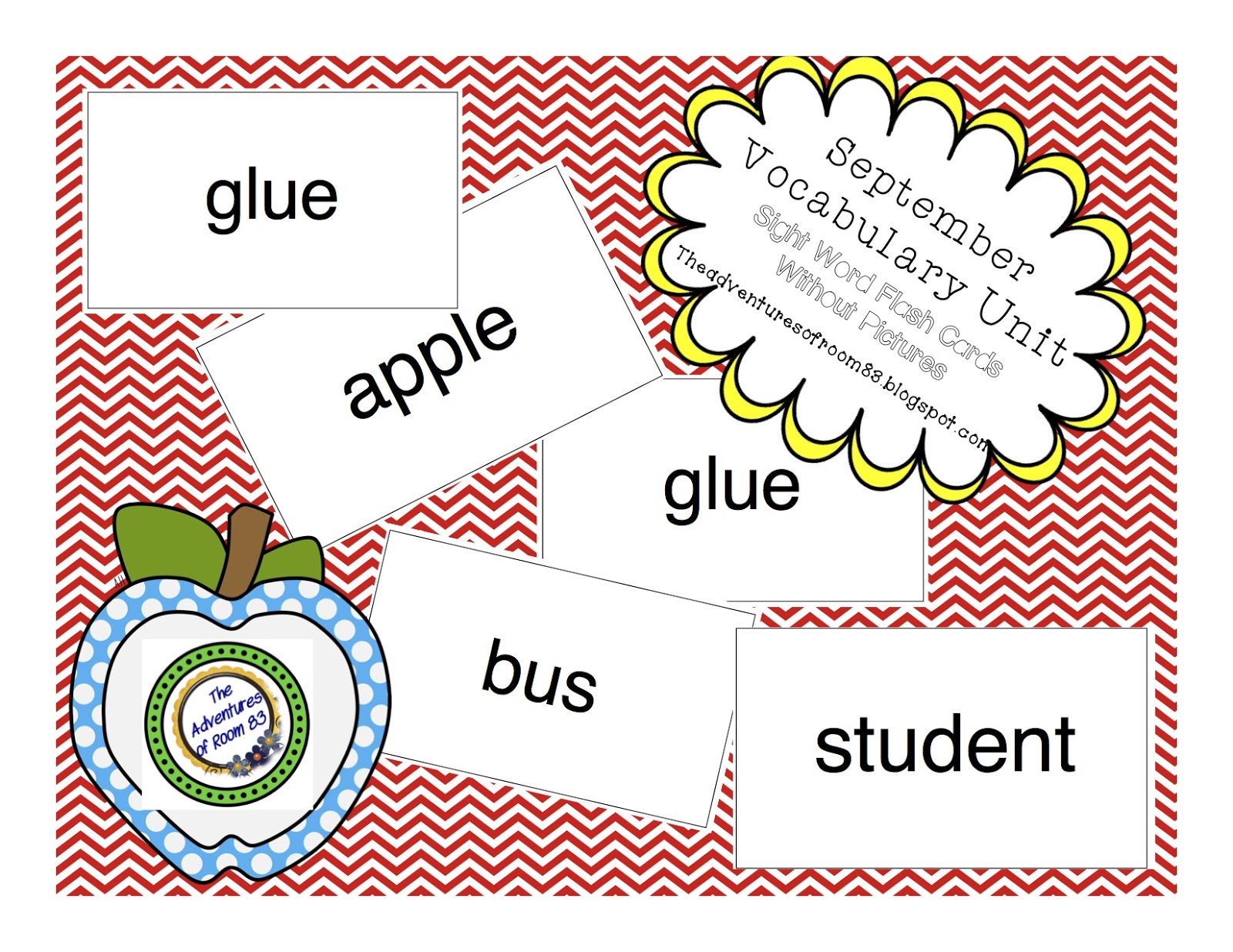 September Vocabulary Unit » Autism Adventures