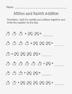 "The Mitten" By Jan Brett Activities! » Autism Adventures