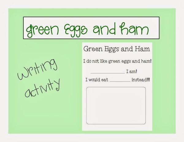 Book of the Month- Green Eggs and Ham! » Autism Adventures