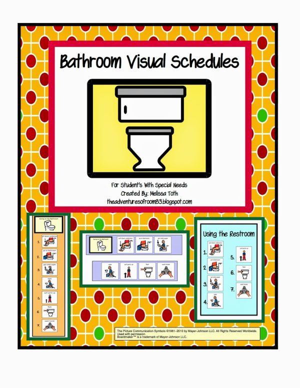 My Daily Schedule- Recess/Book Time/Toileting » Autism Adventures