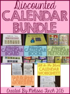 Calendar File Folder Activities! » Autism Adventures
