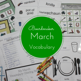 Building Vocabulary in March » Autism Adventures