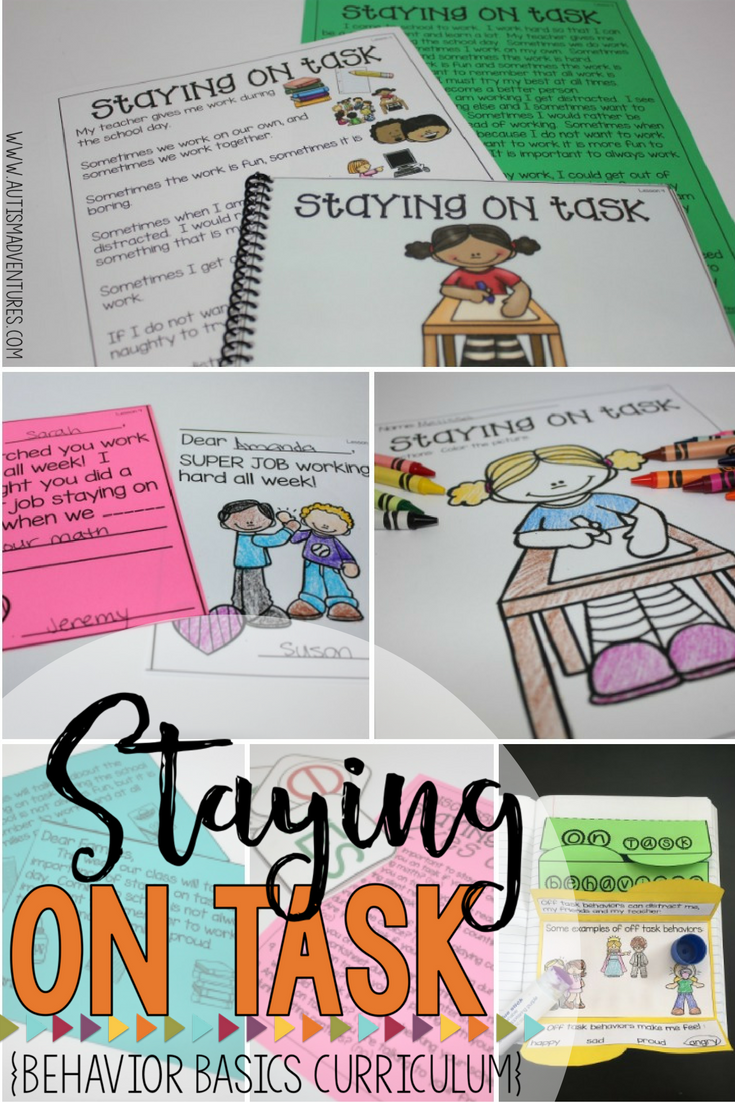 Let's Discuss Staying On Task » Autism Adventures