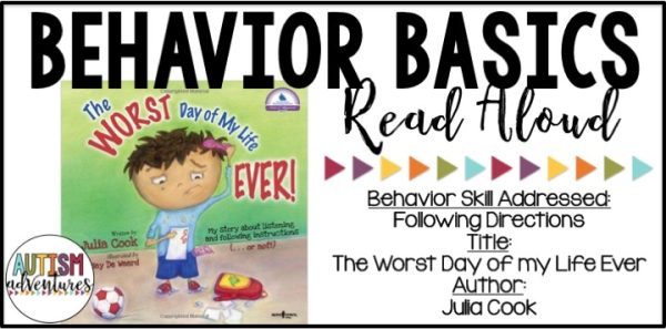 Following Directions- Behavior Basics » Autism Adventures