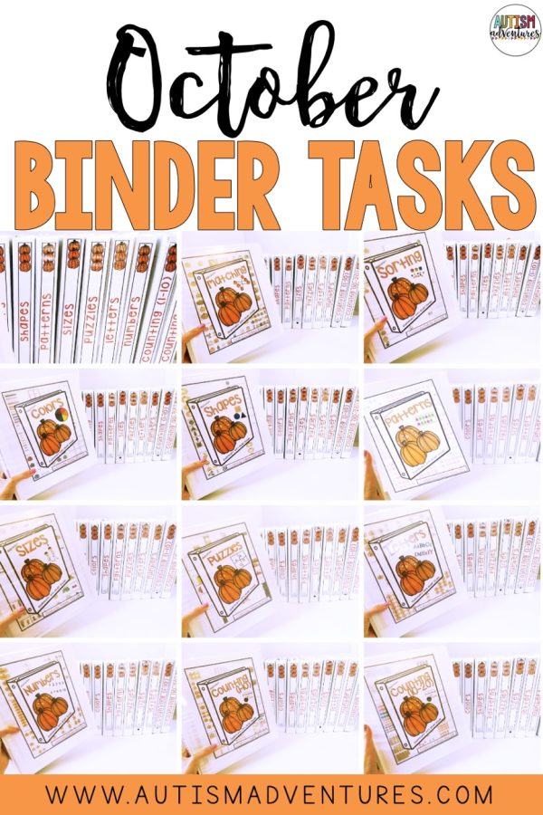 October Binder Tasks » Autism Adventures