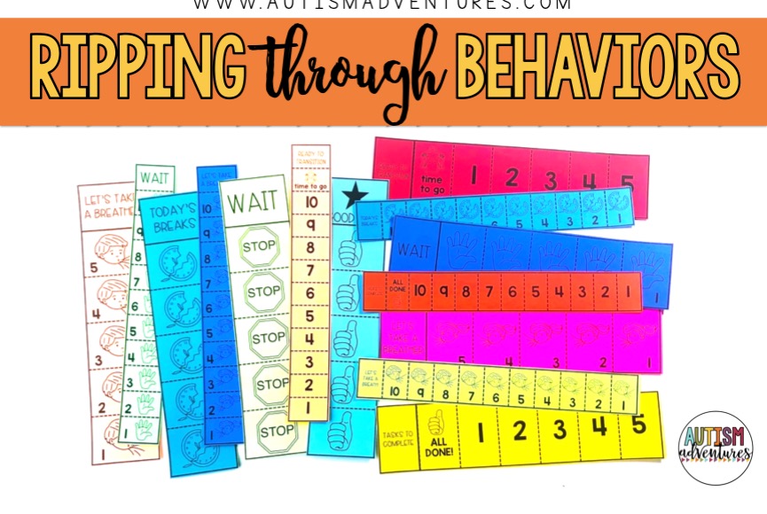 Ripping Through Behavior Visuals » Autism Adventures
