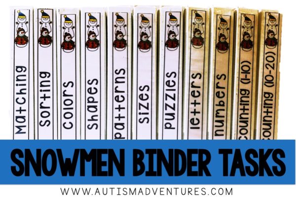 December Binder Tasks » Autism Adventures