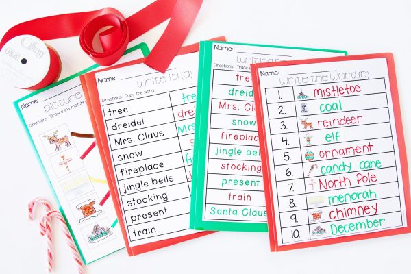December Vocabulary Words in the Classroom » Autism Adventures