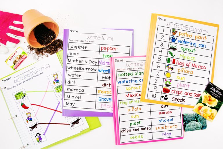 May Vocabulary Words in the Classroom » Autism Adventures