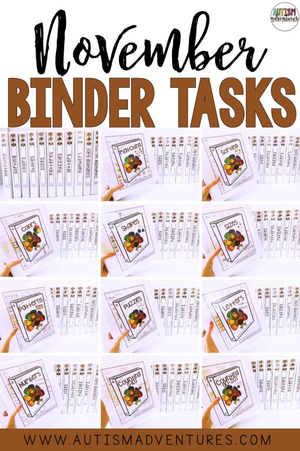 November Binder Tasks » Autism Adventures