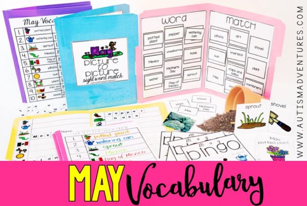 May Vocabulary Words in the Classroom » Autism Adventures