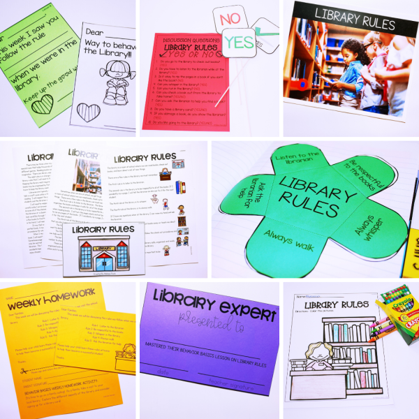 Library Rules: Behavior Basics » Autism Adventures