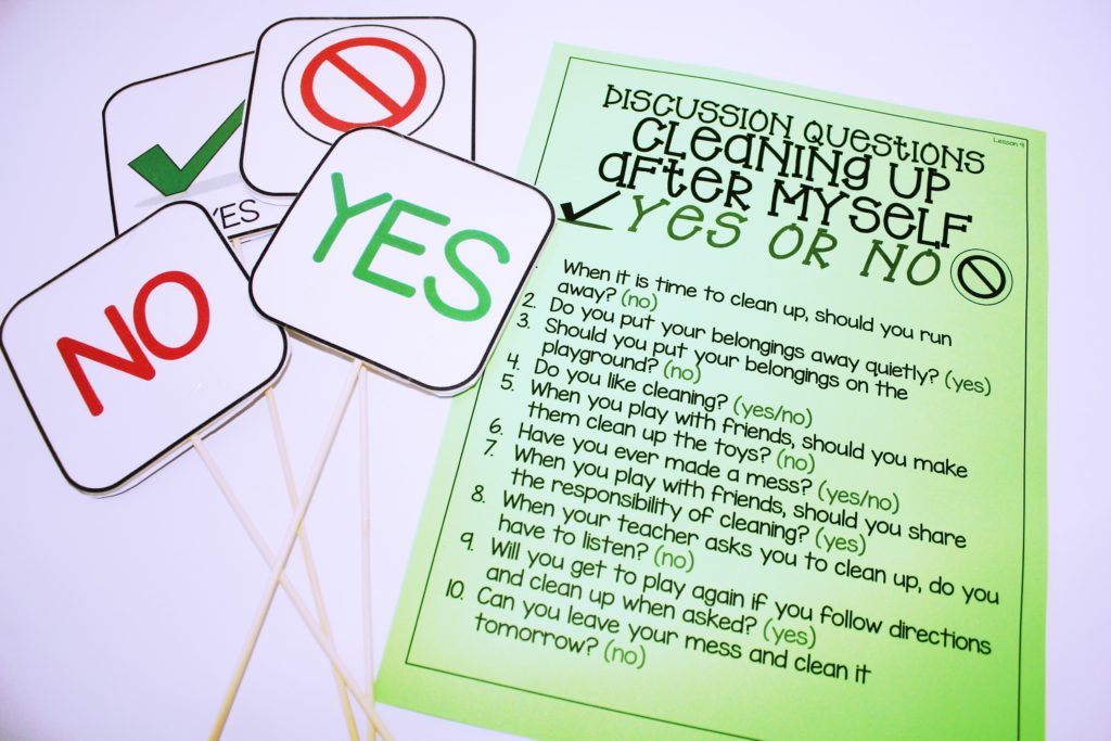 Cleaning Up After Myself: Behavior Basics - Autism Adventures