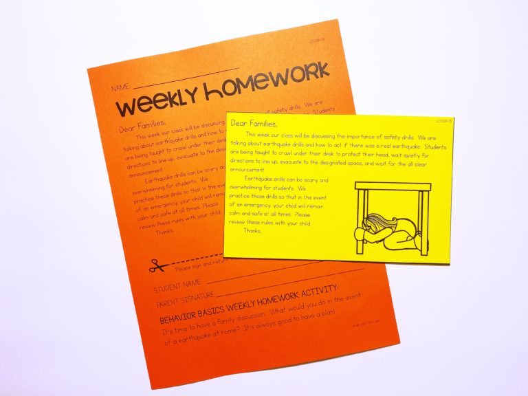 Earthquake Drills: Behavior Basics » Autism Adventures