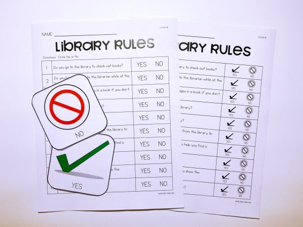 Library Rules: Behavior Basics » Autism Adventures