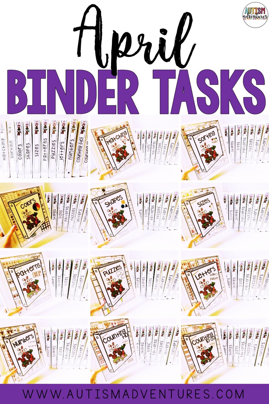 April Binder Tasks » Autism Adventures