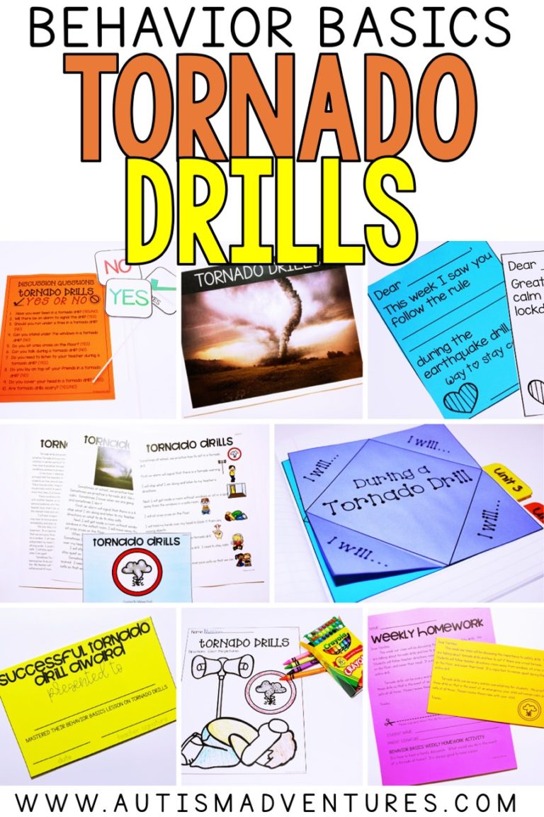 Tornado Drill Rules: Behavior Basics » Autism Adventures