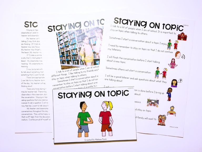 Staying on Topic: Behavior Basics » Autism Adventures