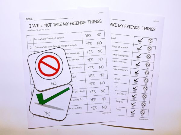 I Will Not Take My Friend's Things: Behavior Basics » Autism Adventures
