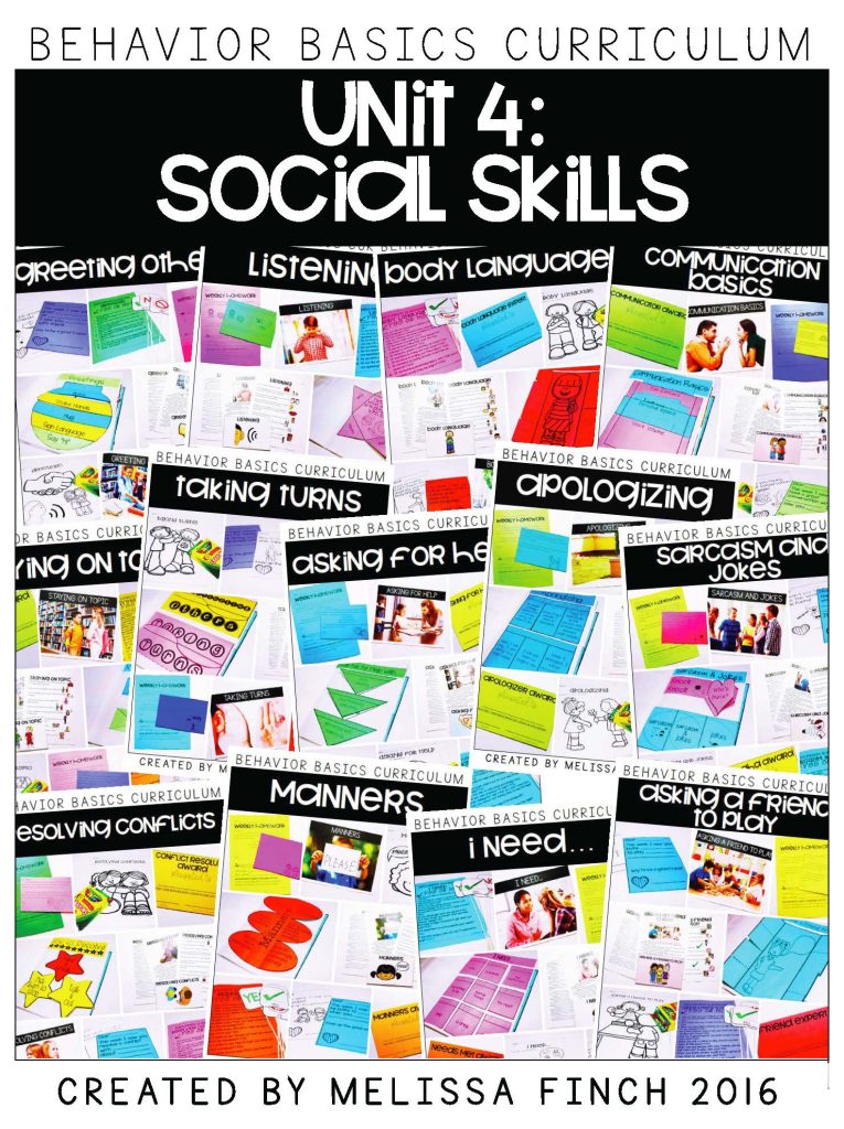 UNIT 4 of the Behavior Basics Program for Special Education » Autism ...