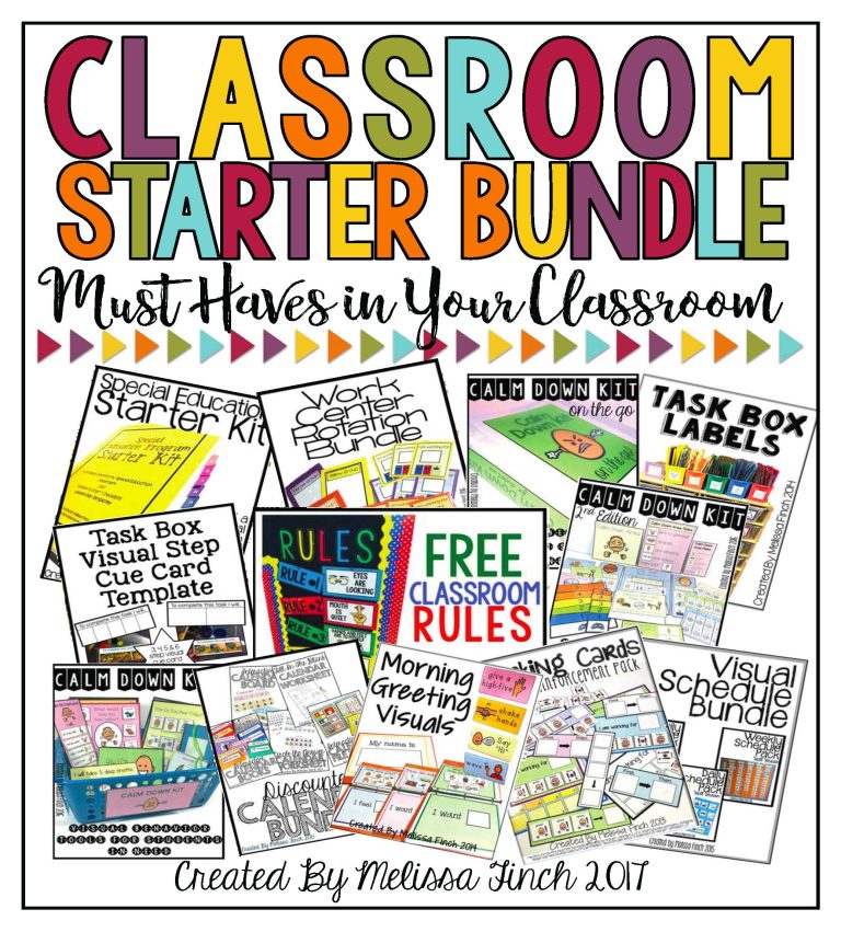 Classroom Starter Kit- Discounted Bundle » Autism Adventures