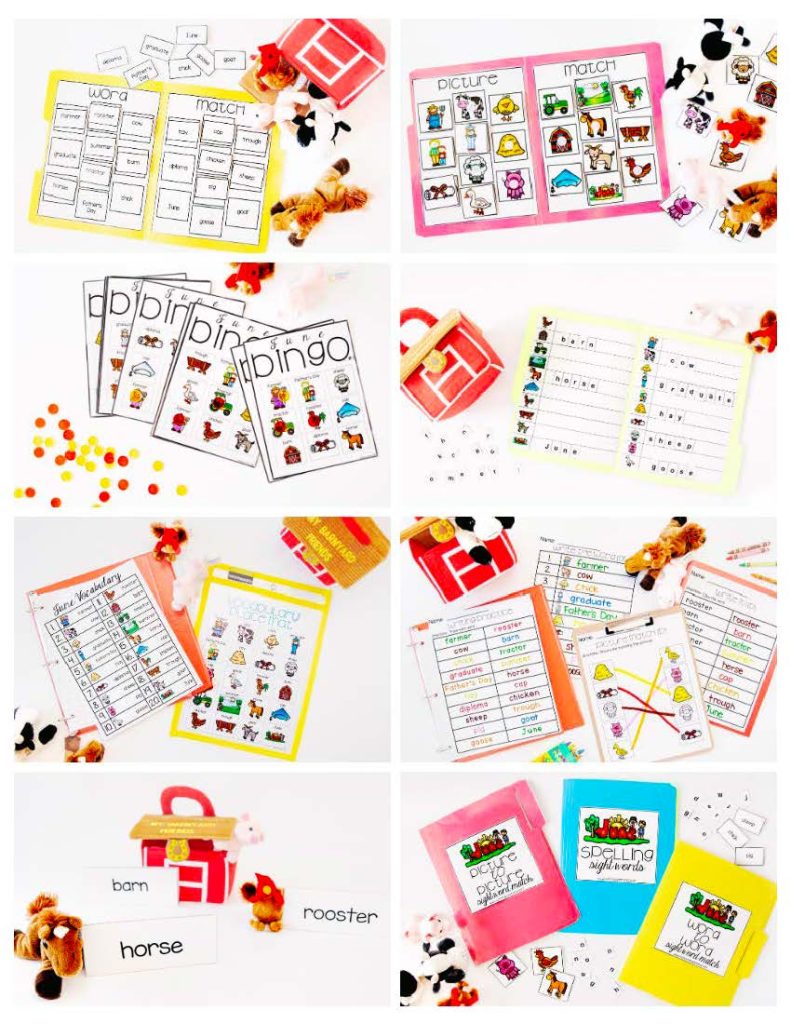 June Vocabulary Unit- for Students with Special Needs » Autism Adventures