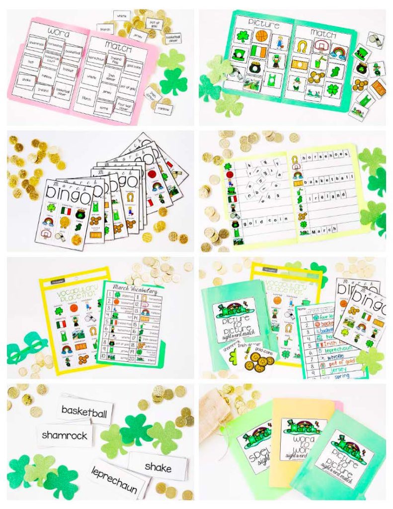 March Vocabulary Unit- for Students with Special Needs » Autism Adventures