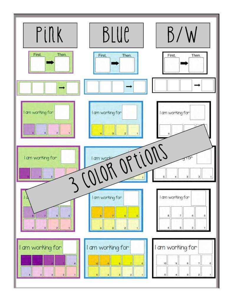 Working Cards- Positive Reinforcement Pack » Autism Adventures