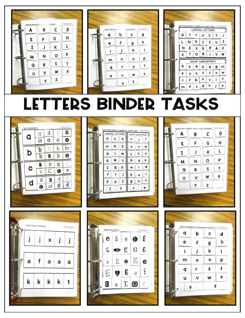 Binder Bundle- Binder Basics Work System » Autism Adventures