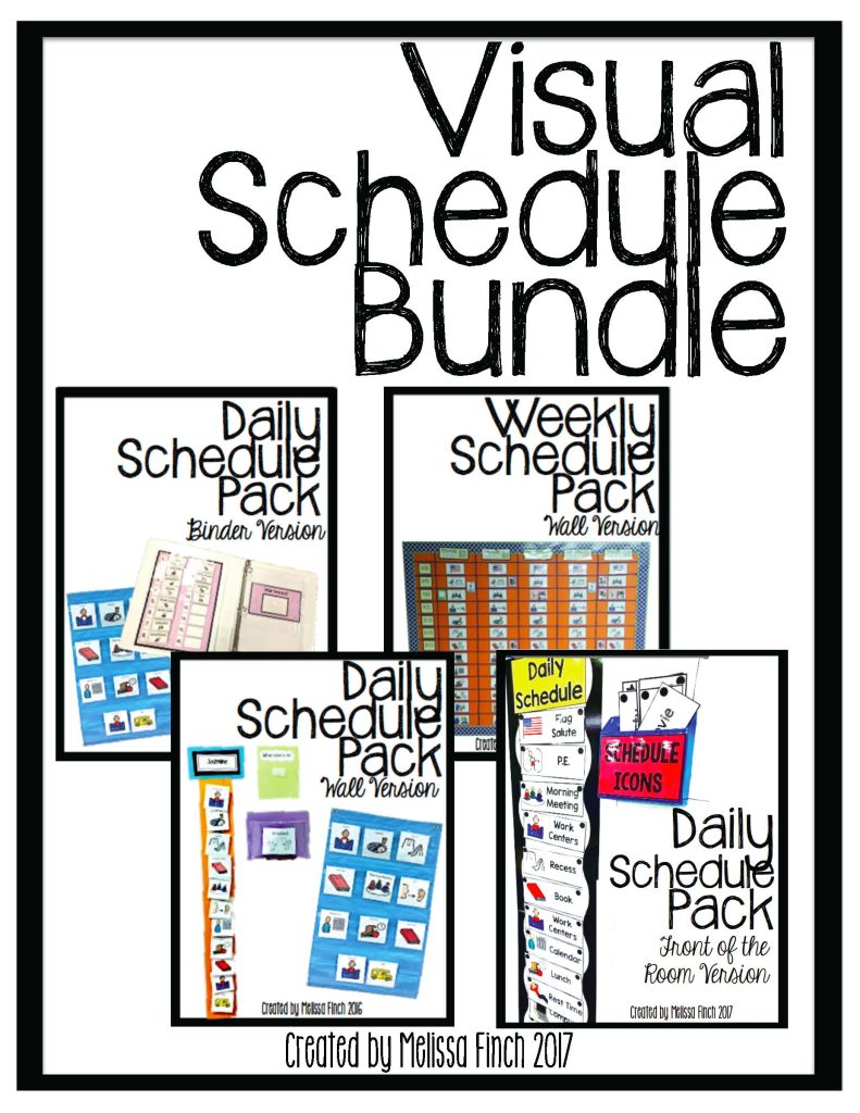 Visual Schedules Pack for Autism Program » Autism Adventures