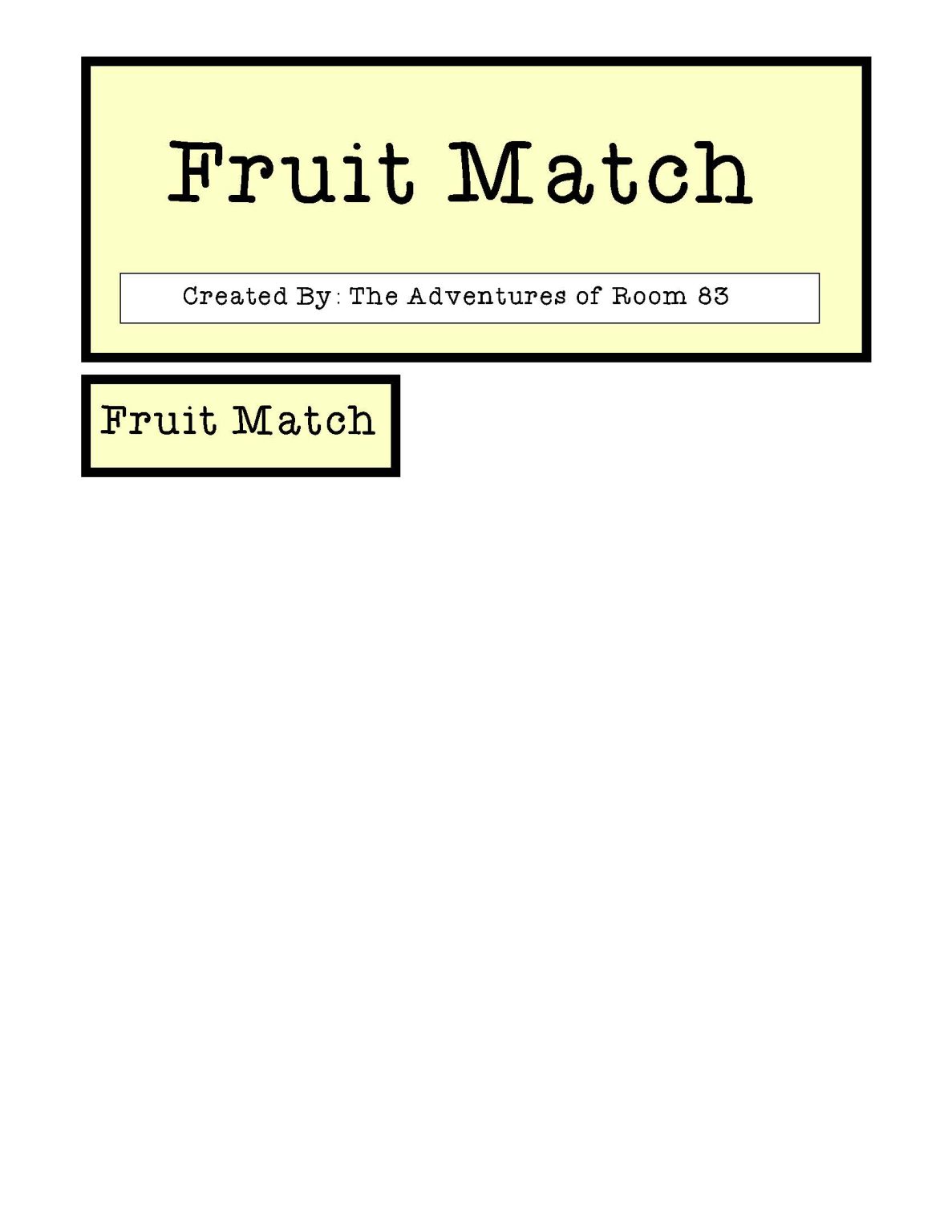 Matching File Folder Bundle - Autism Adventures