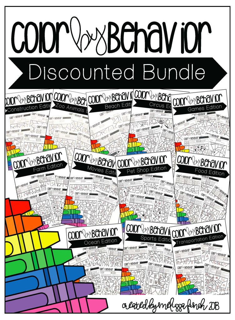 Color By Behavior- Discounted Bundle » Autism Adventures