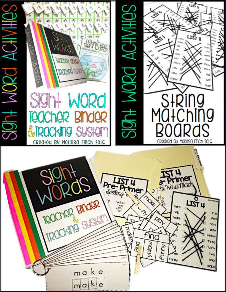 DISCOUNTED BUNDLE Sight Word Activities- For Special Education » Autism ...
