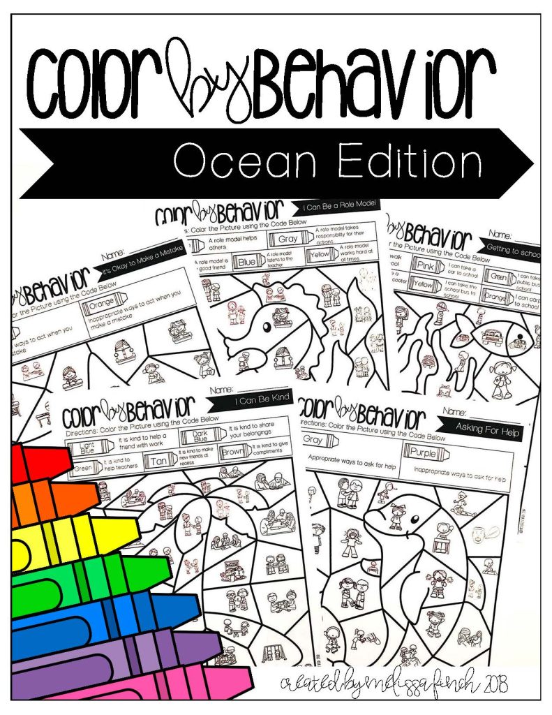 Ocean – Color By Behavior - Autism Adventures
