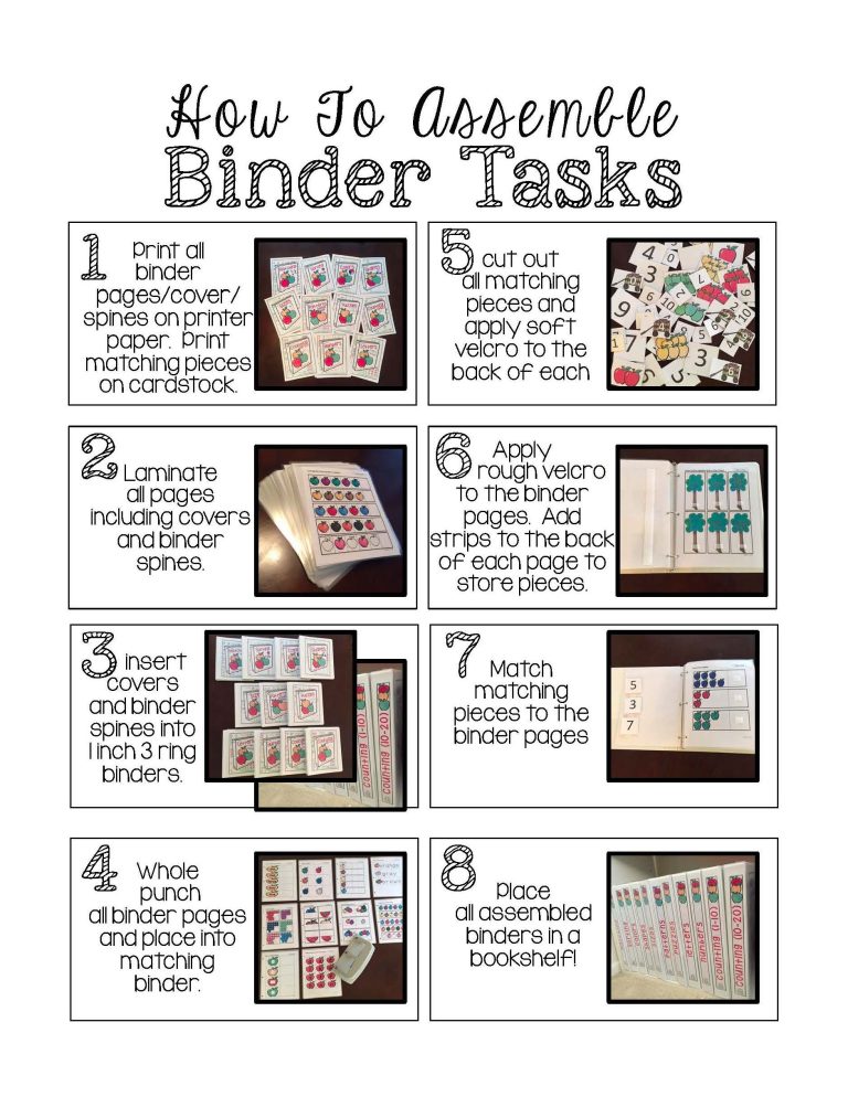Monthly Themed Binder Sets (DISCOUNTED BUNDLE) – Binder Basics Work ...