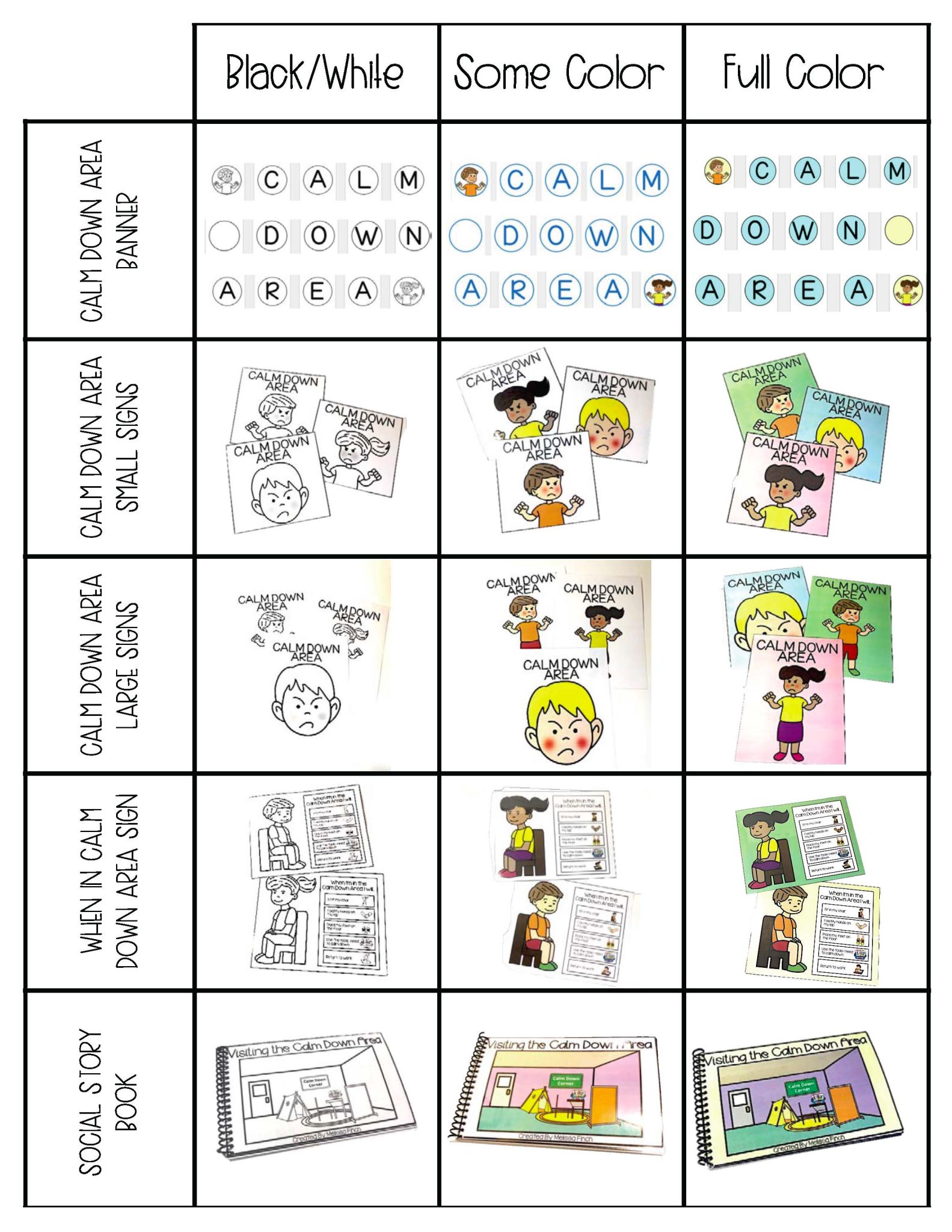 Calm Down Kit Primary Bundle- Social Emotional Learning Strategies and ...