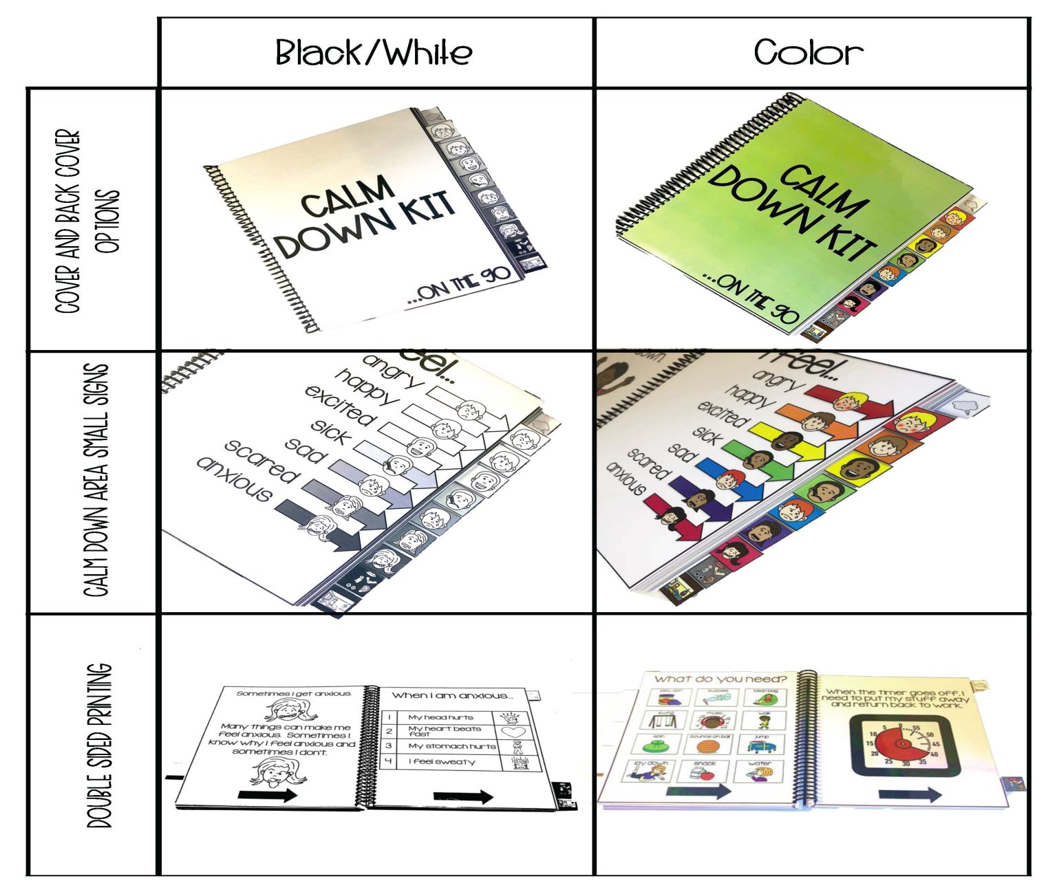Calm Down Kit Primary Bundle- Social Emotional Learning Strategies and ...