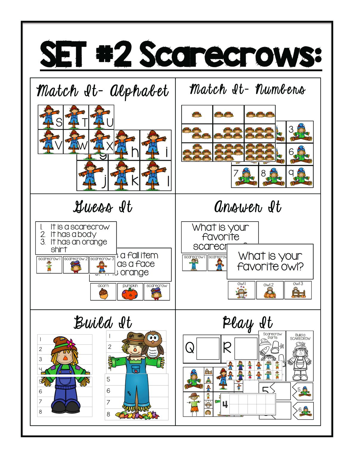 Interactive Bulletin Board Set- NOVEMBER » Autism Adventures