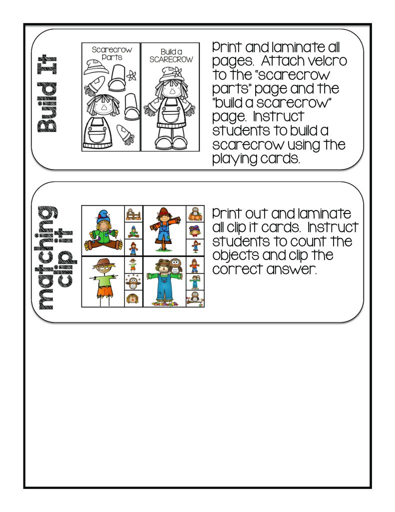 Interactive Bulletin Board Set- NOVEMBER » Autism Adventures