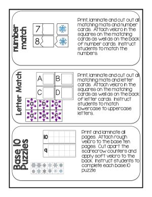Interactive Bulletin Board Set- JANUARY » Autism Adventures