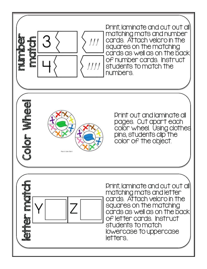 Interactive Bulletin Board Set- SPORTS SET » Autism Adventures