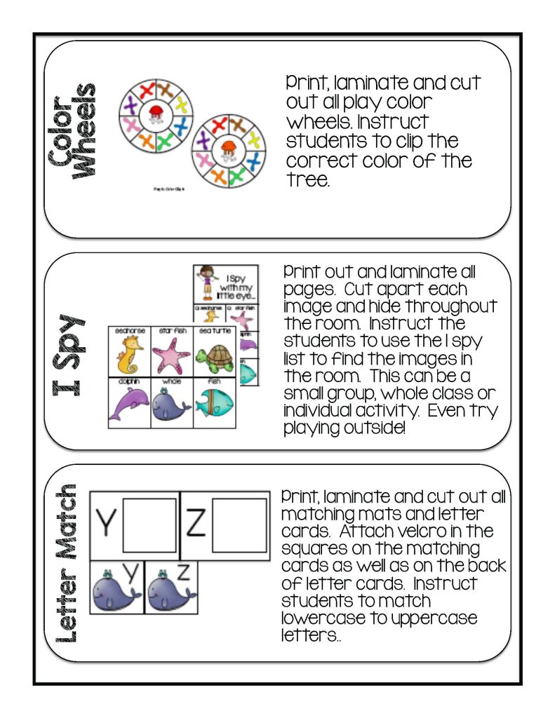 Interactive Bulletin Board Set- SUMMER » Autism Adventures