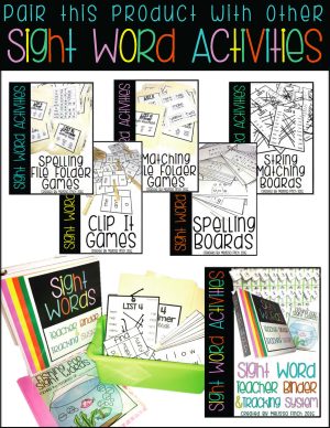 Spelling Board Sight Word Activities- For Special Education » Autism ...