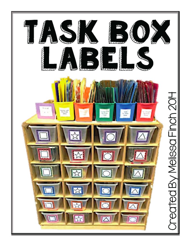 Task Box Labels - Autism Adventures