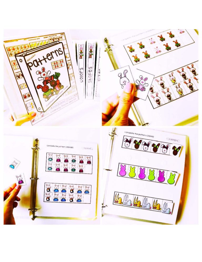 Bunny Binder- Binder Basics Work System » Autism Adventures