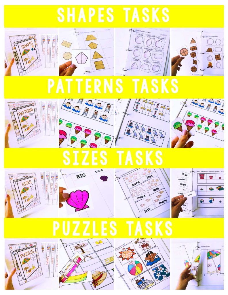 BEACH Binder- Binder Basics Work System » Autism Adventures