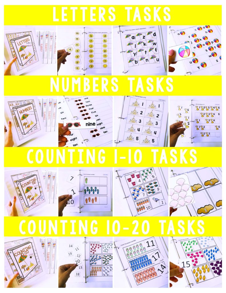 BEACH Binder- Binder Basics Work System » Autism Adventures