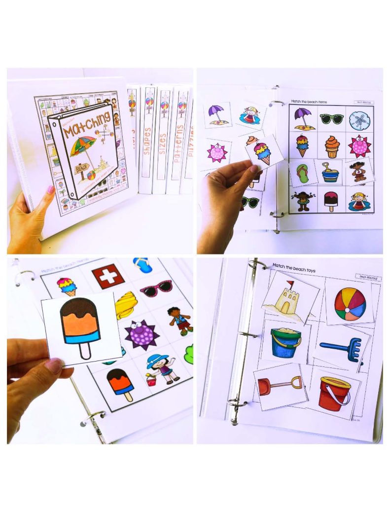 BEACH Binder- Binder Basics Work System » Autism Adventures